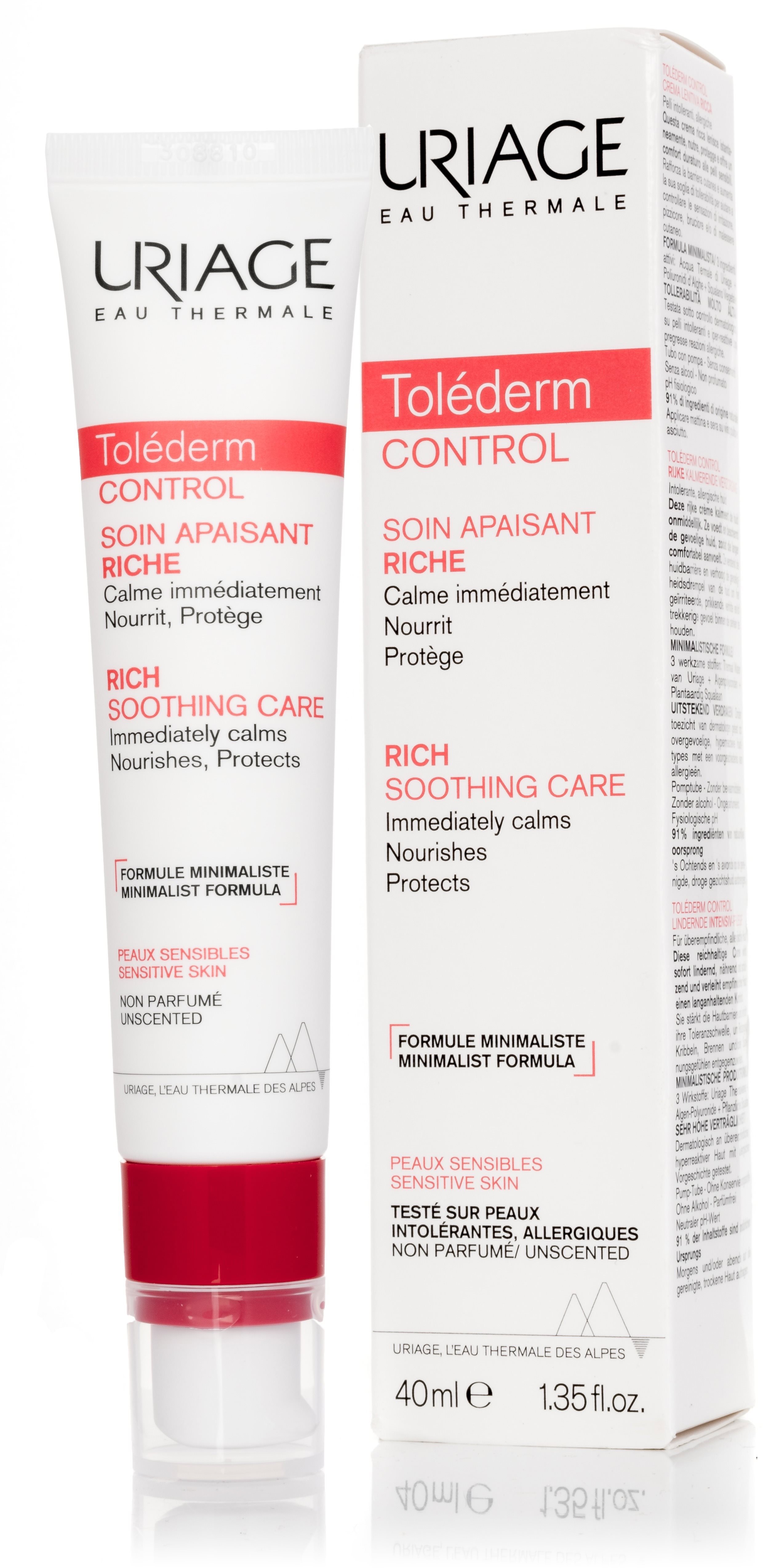 URIAGE Toléderm Control Rich Soothing Care 40 ml