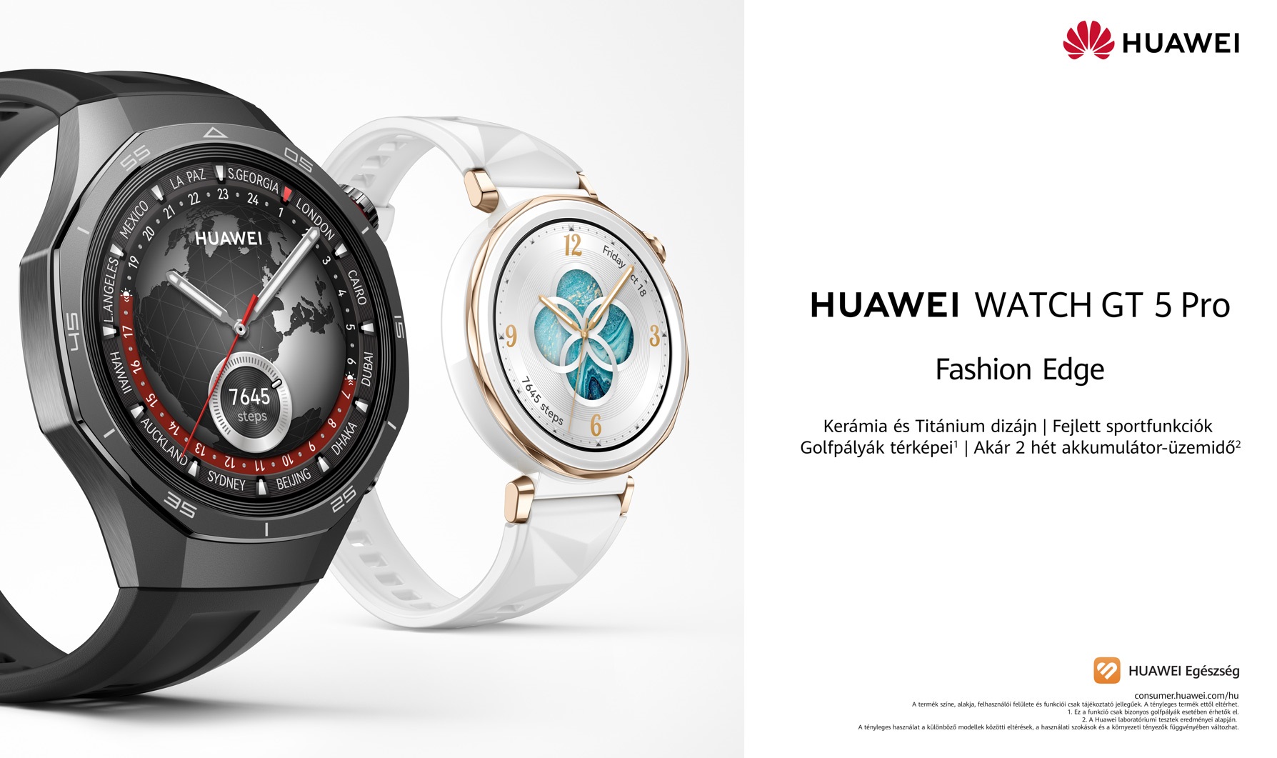 Huawei Watch GT 5 és GT 5 Pro: okosórák forradalmi funkciókkal az ...