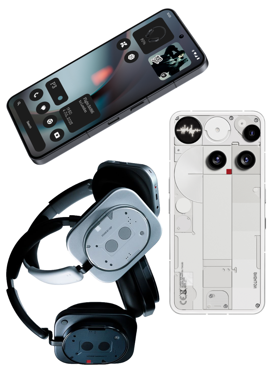 A Nothing bemutatta új Phone (3) készülékét és első fejhallgatóját, a ...