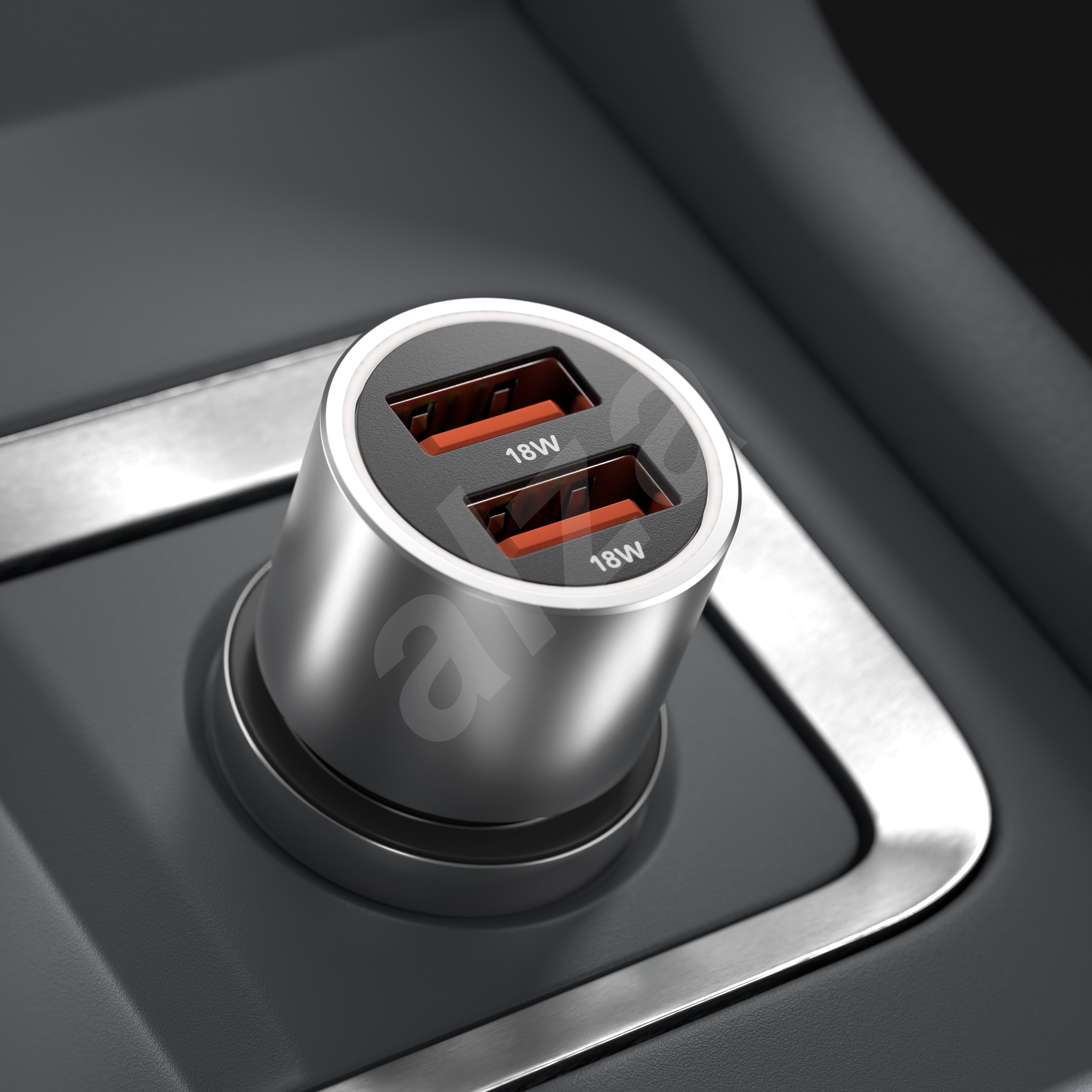 AlzaPower Car Charger X520 Fast Charge - ezüst - Autós töltő | Alza.hu