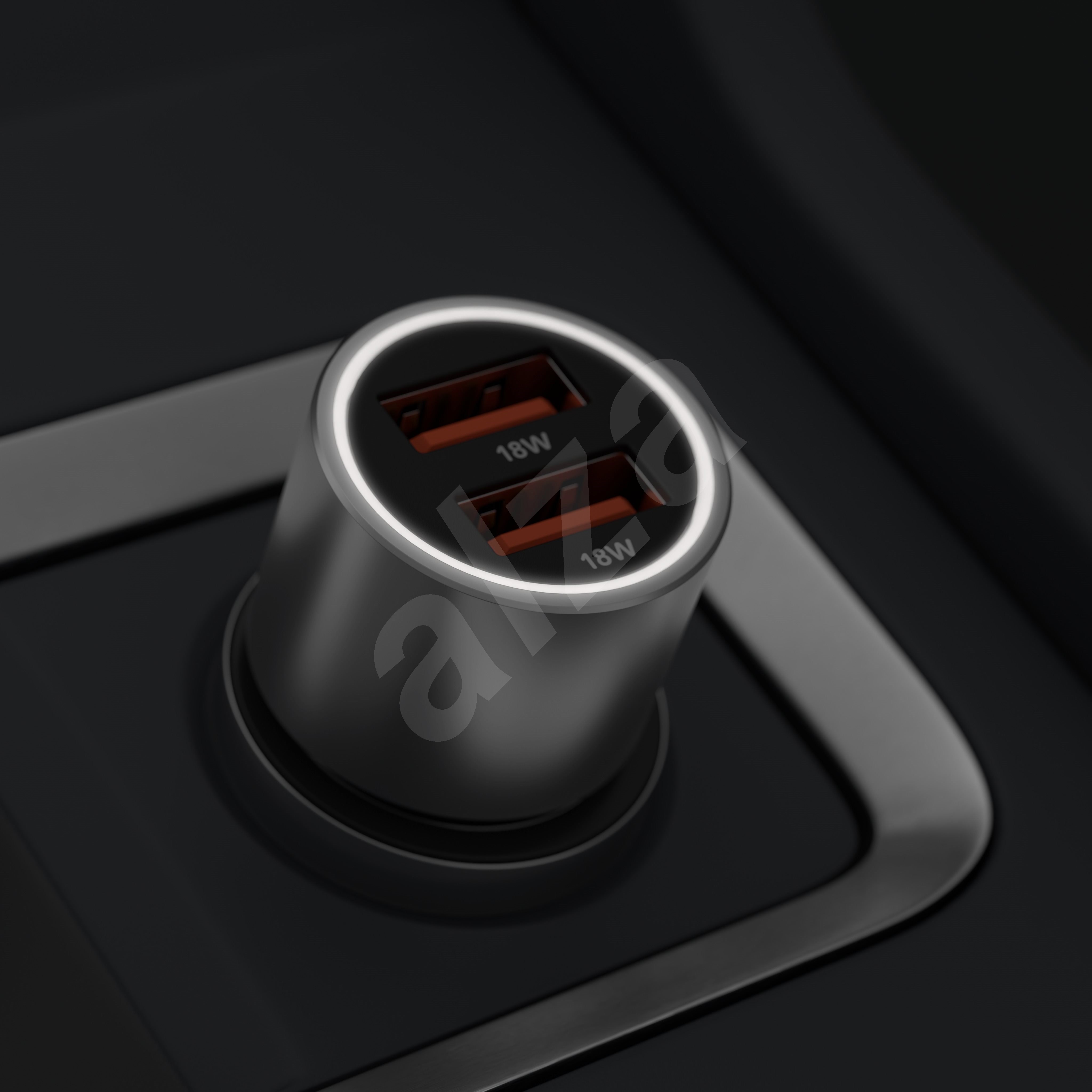 AlzaPower Car Charger X520 Fast Charge - ezüst - Autós töltő | Alza.hu