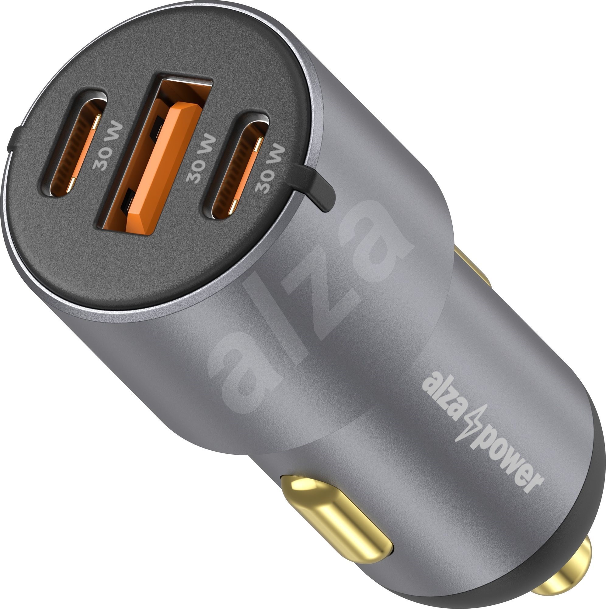 AlzaPower Car Charger P550 USB + USB-C Power Delivery szürke 6 590 Ft ...