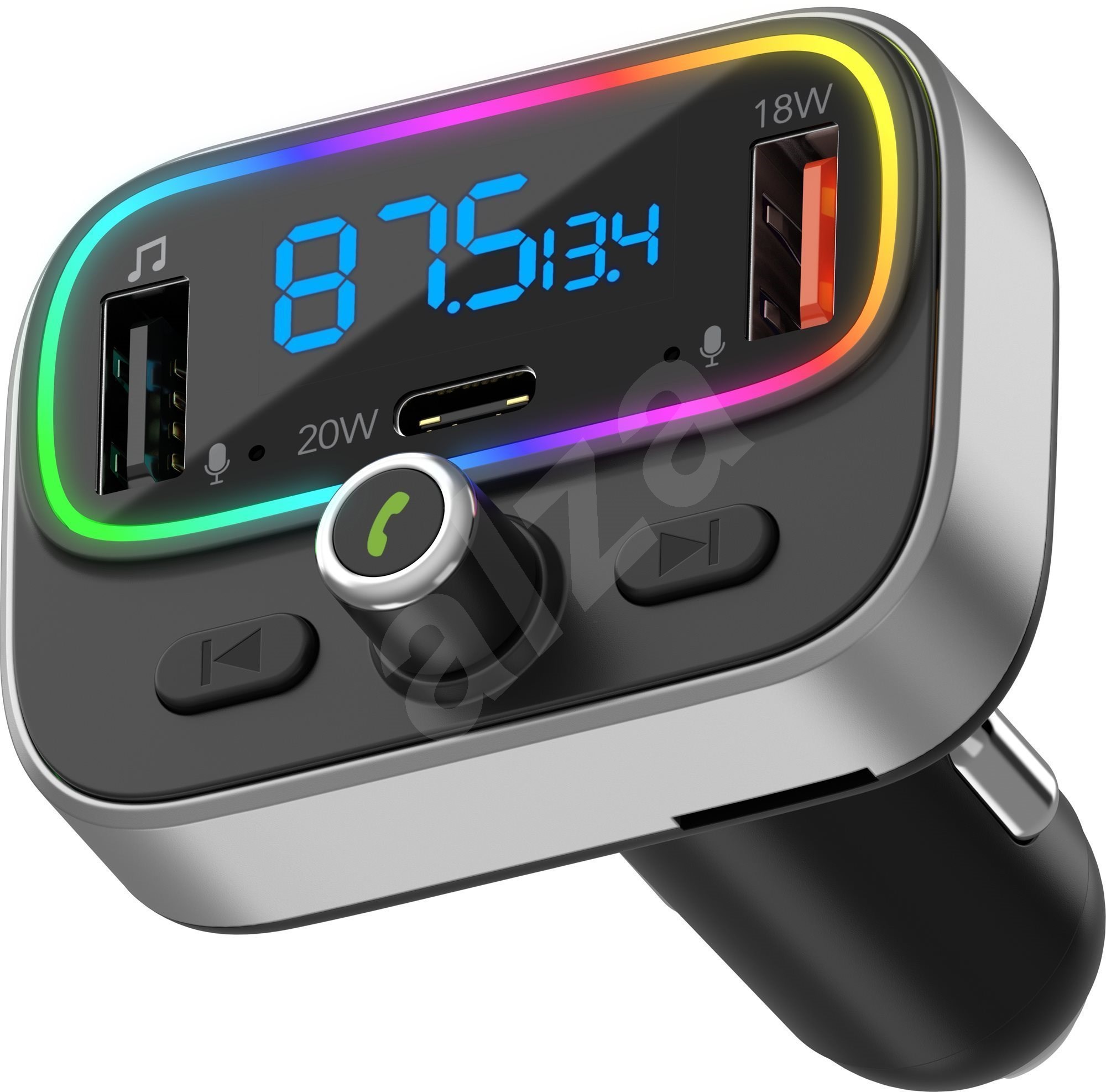 AlzaPower FM Transmitter F140 fekete 9 850 Ft-tól - FM Transzmitter | Alza.hu