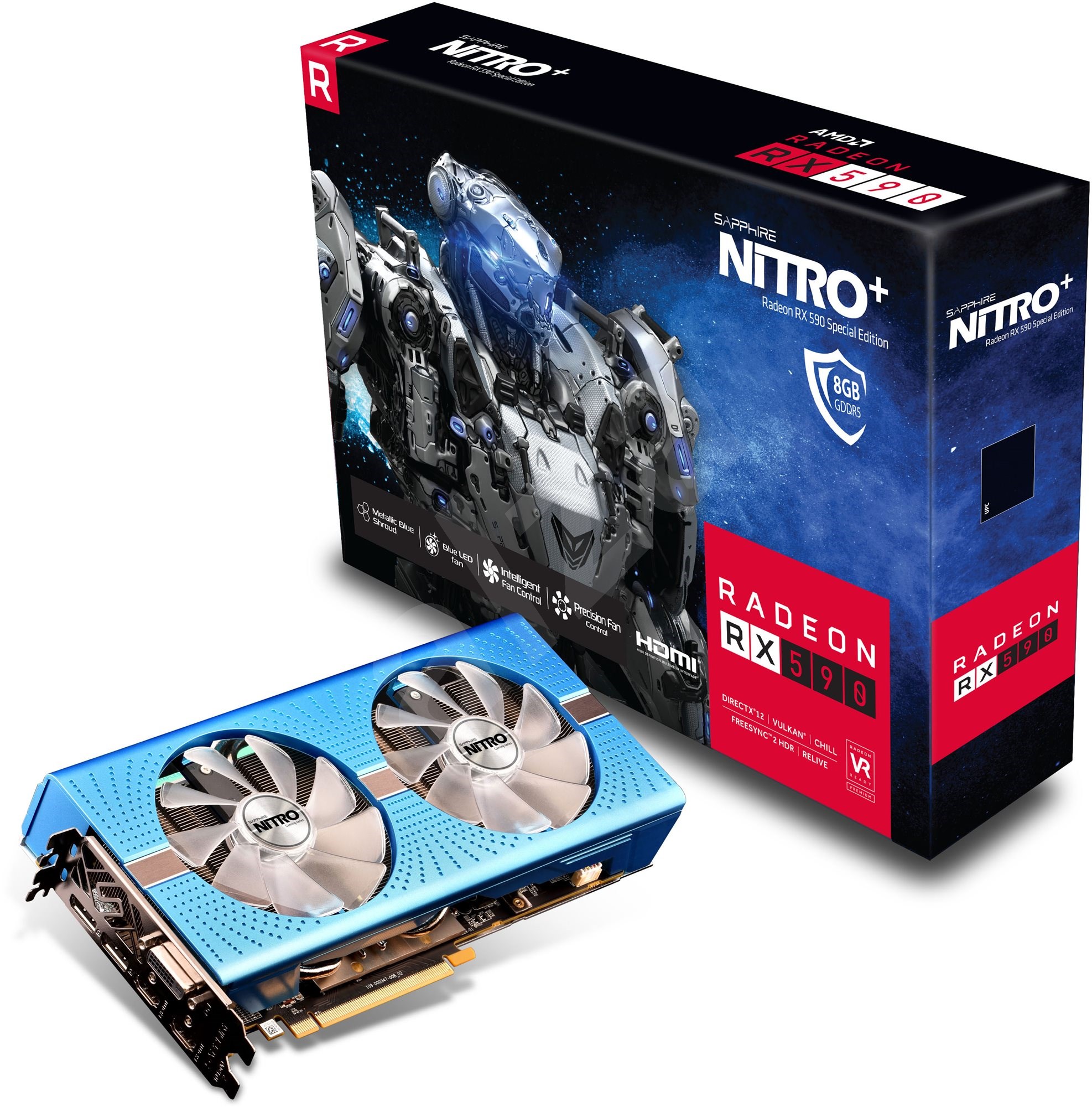 SAPPHIRE NITRO + Radeon RX 590 Special Edition - Videókártya | Alza.hu