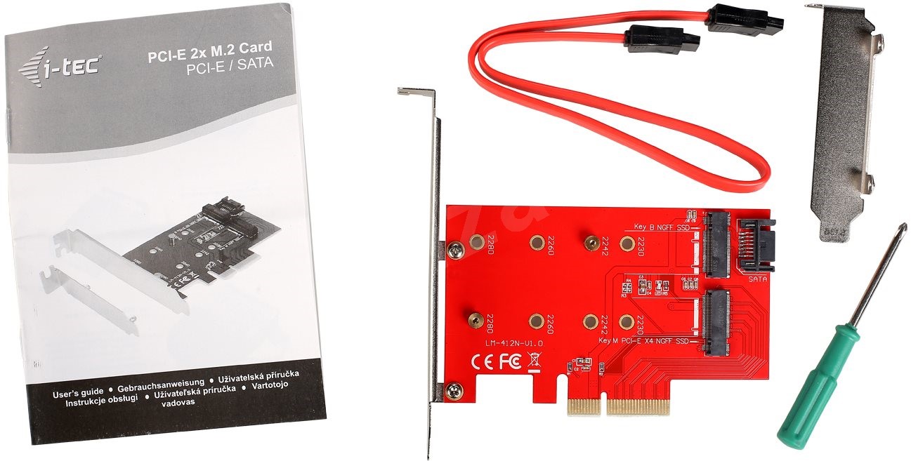 I-TEC PCI-E 2x M.2 Card (PCI-E/SATA) - Bővítőkártya | Alza.hu