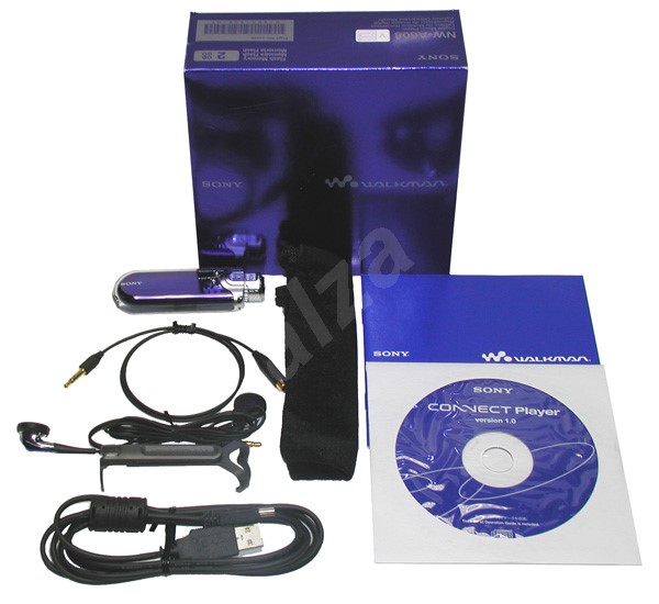 Sony NW-A608/V fialový (violet) 2GB NET WALKMAN, MP3/ ATRAC3 přehrávač ...