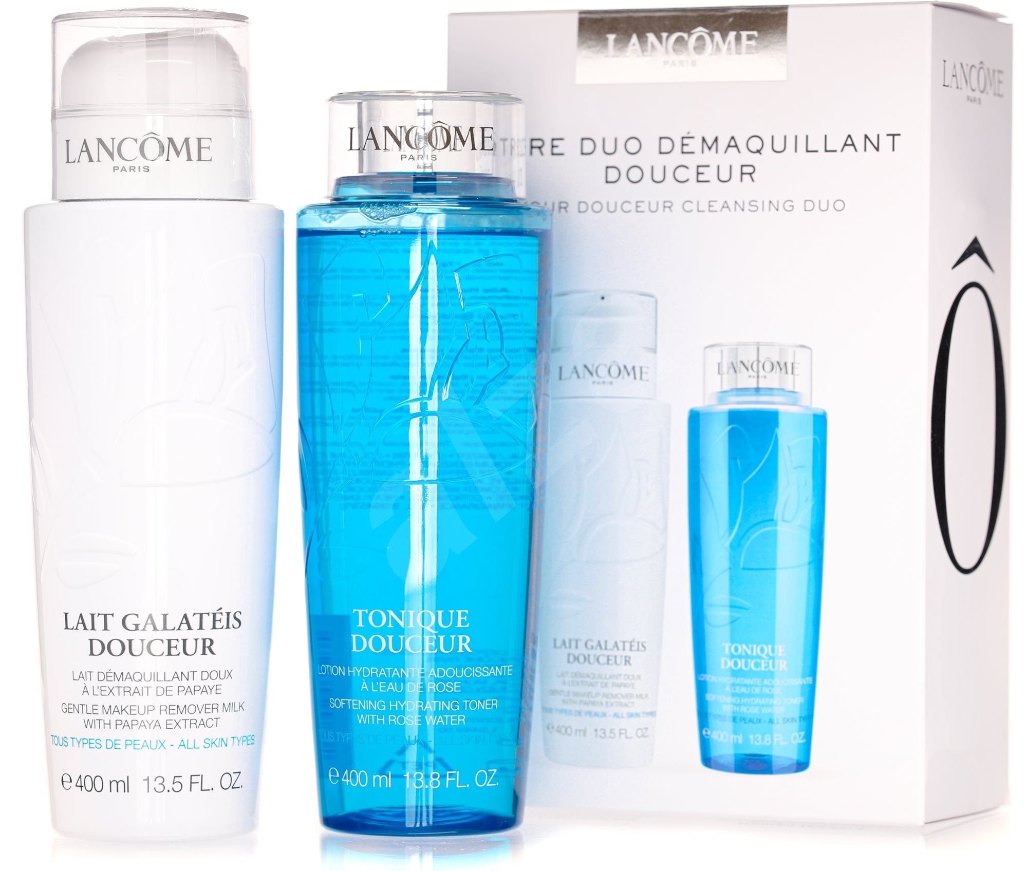 LANCÔME Tonique Douceur & Lait Galatéis Doucer 400 ml Skincare Set ...