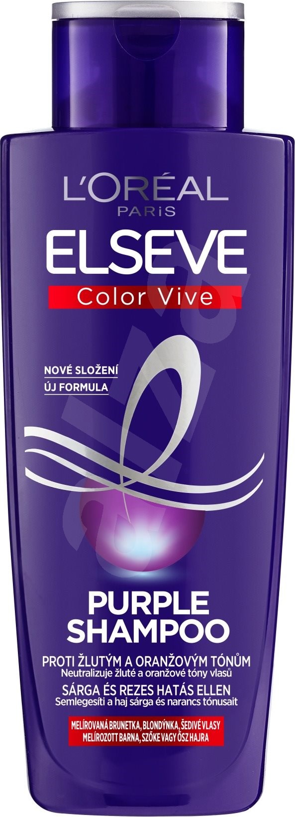 L'ORÉAL PARIS Elseve Color Vive Purple Shampoo 200 ml - Sampon ősz ...