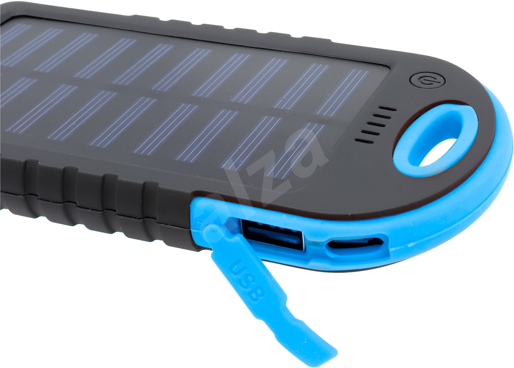 XLAYER Powerbank PLUS Solar 4000mAh fekete/kék - Powerbank | Alza.hu