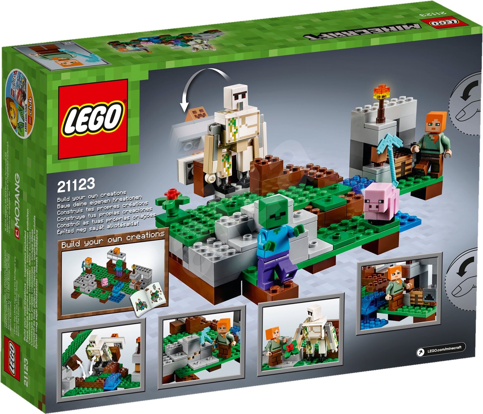 LEGO Minecraft 21123 A vasgólem - Építőjáték | Alza.hu