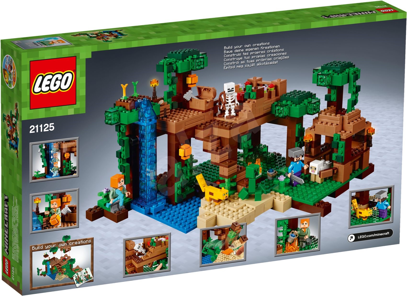LEGO Minecraft 21125 Lombház a dzsungelben - Építőjáték | Alza.hu