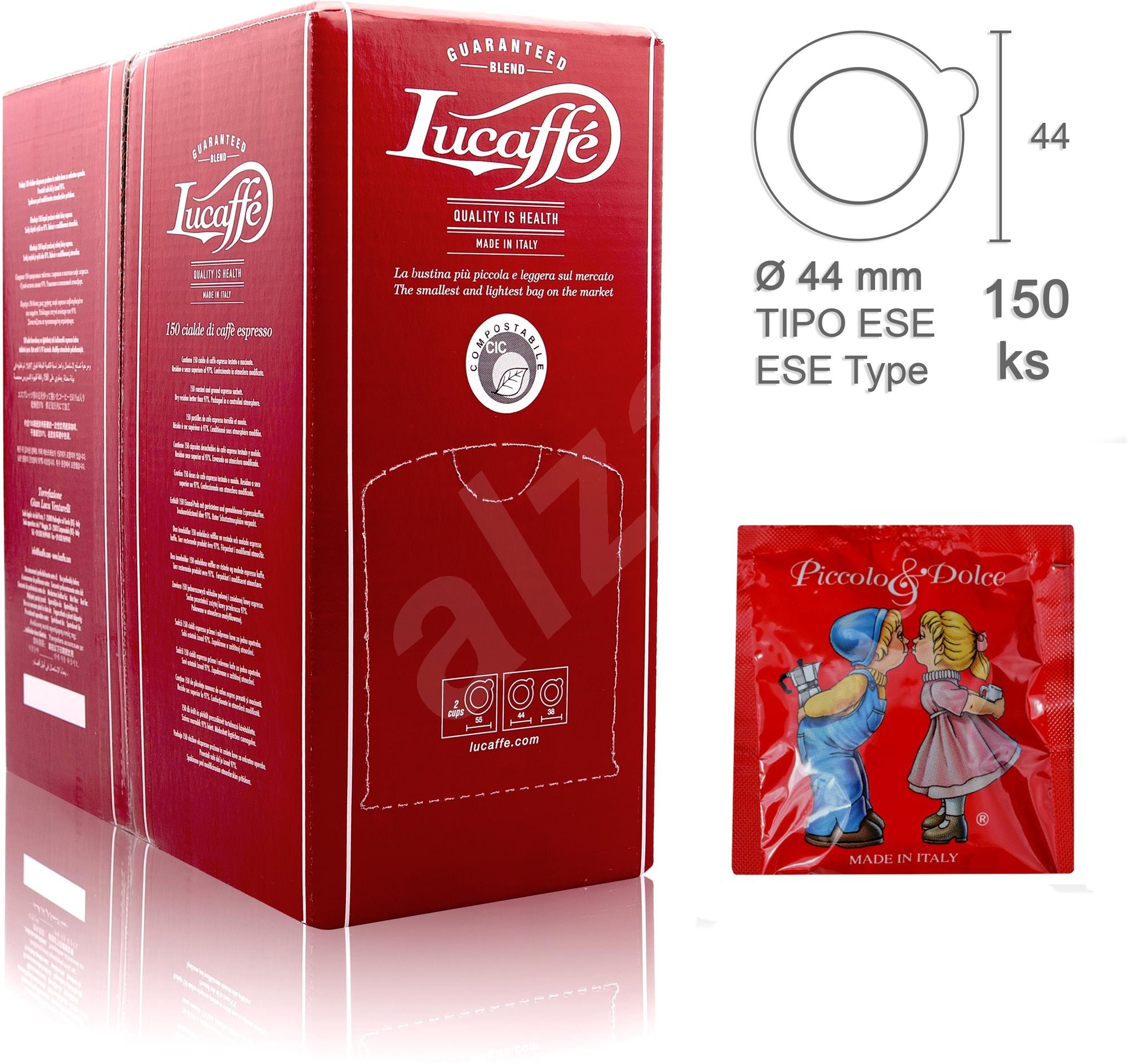 Lucaffe PODS Piccolo & Dolce 150db - E.S.E. pod | Alza.hu
