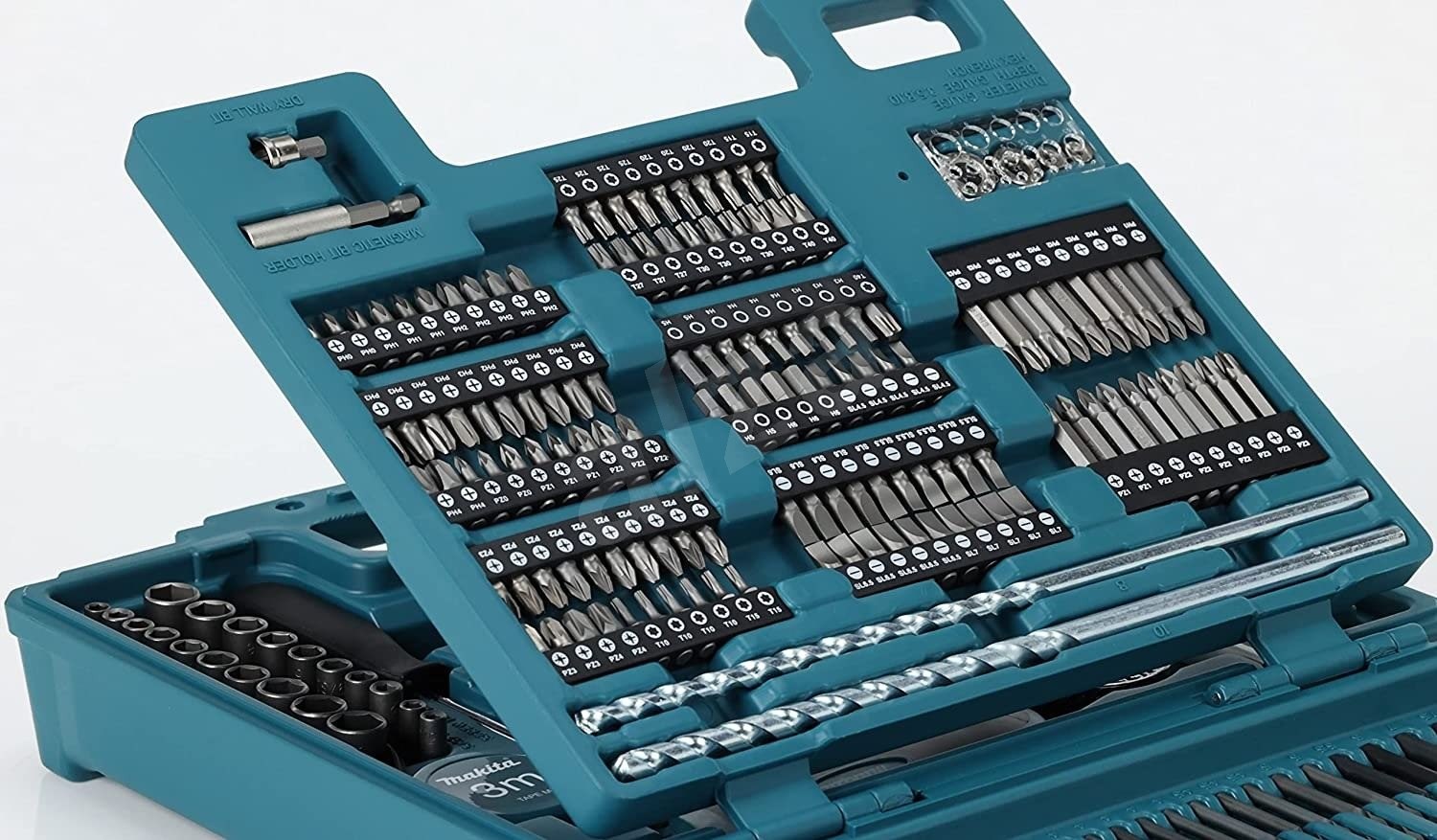 Makita E-11689 Fúrószár és bitfej készlet, 256 db - Bitfej készlet ...