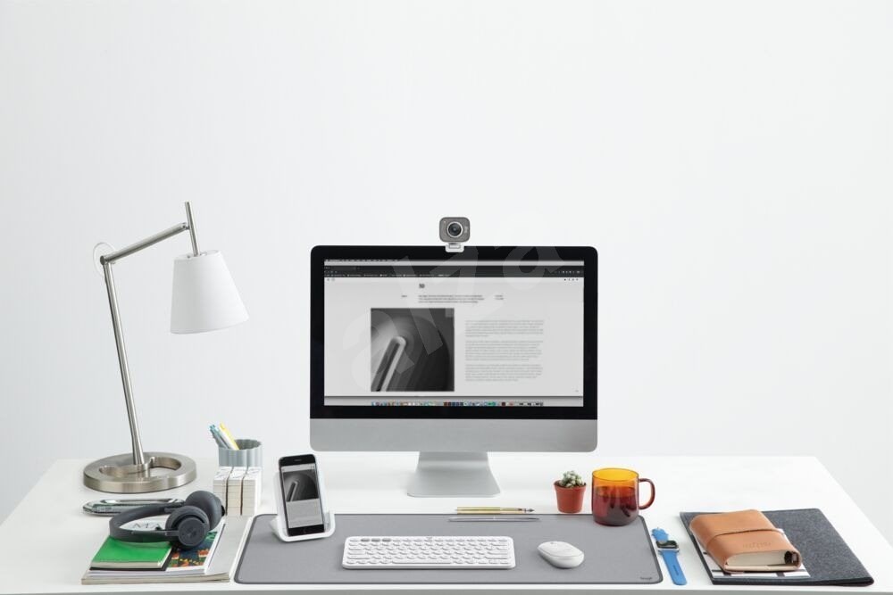 Logitech Desk Mat Studio Series - Mid Grey - Egérpad | Alza.hu