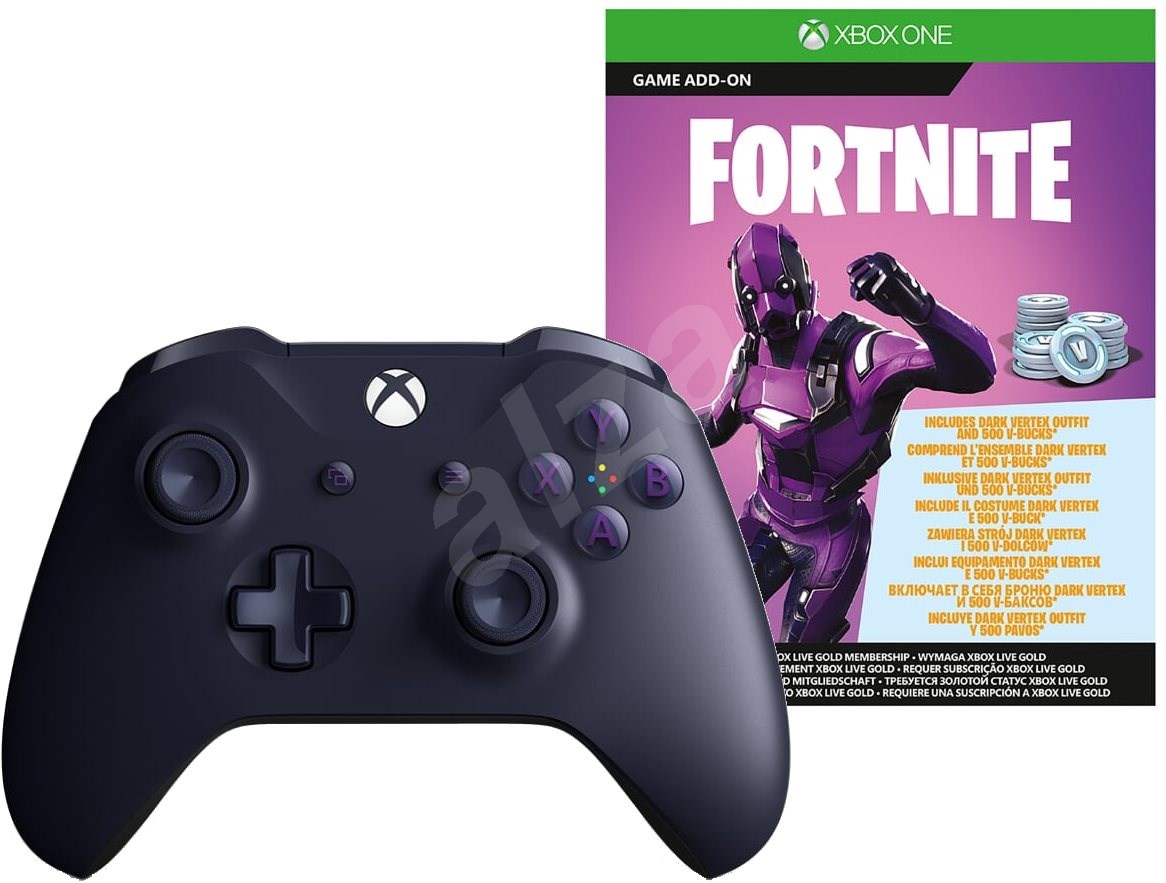 Xbox One Wireless Controller Purple + Fortnite DLC - Kontroller | Alza.hu