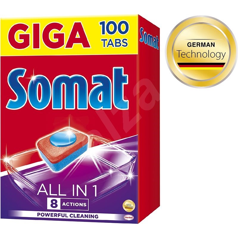 SOMAT All in 1 tabletta 100 db - Mosogatógép tabletta | Alza.hu