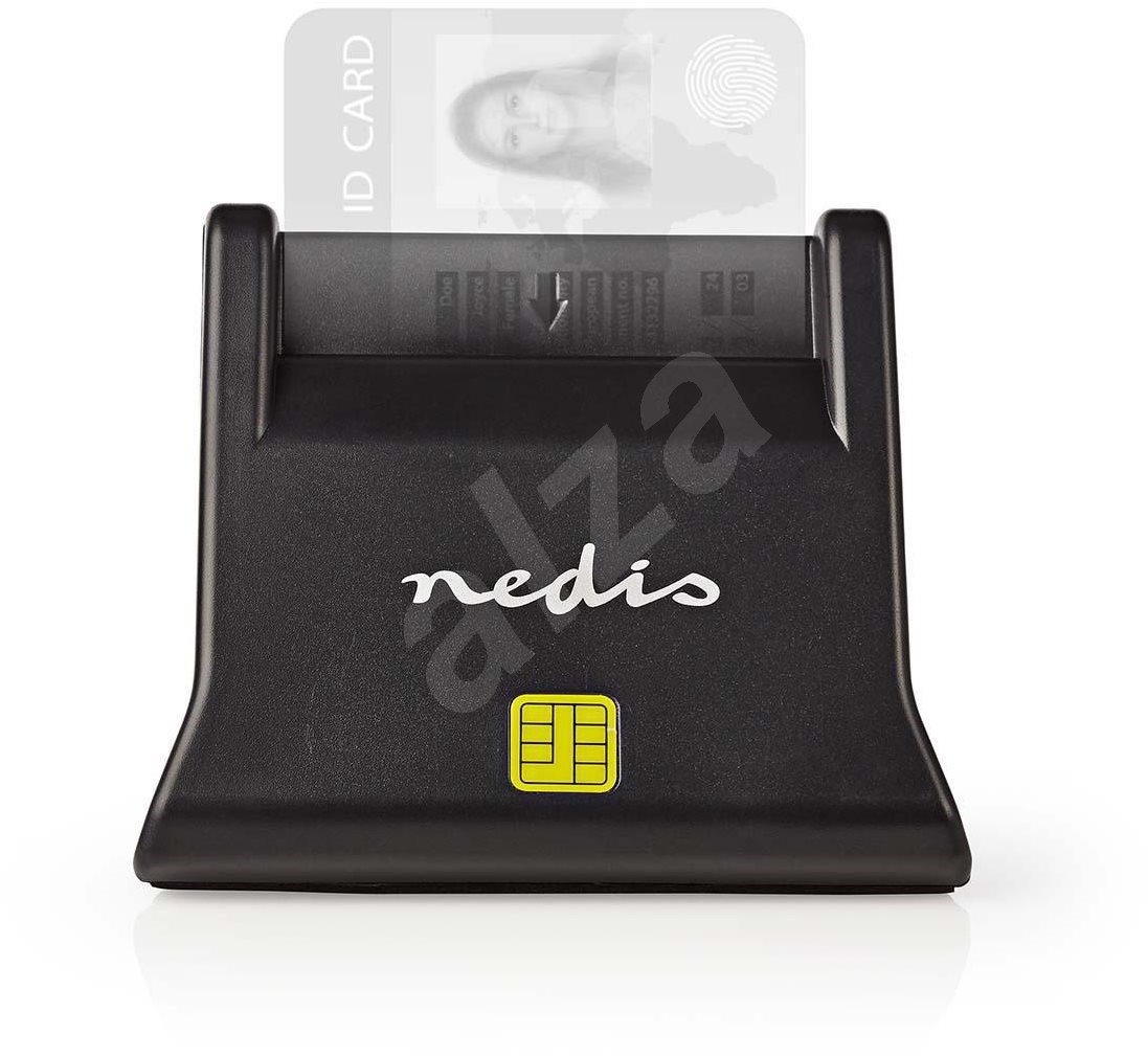 NEDIS Smart Card ID CRDRU2SM3BK (eszemélyi) USB 2.0 - Elektronikus ...