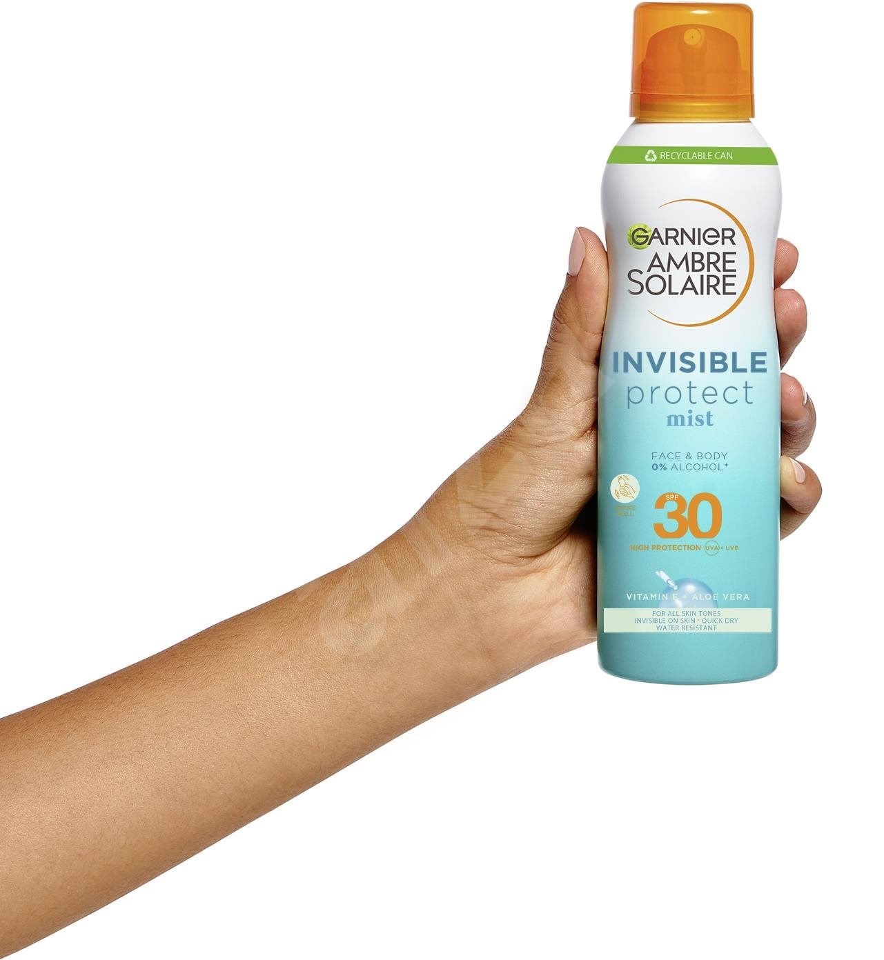 GARNIER Ambre Solaire Invisible Protect SPF 30 200 ml - Napozó spray ...