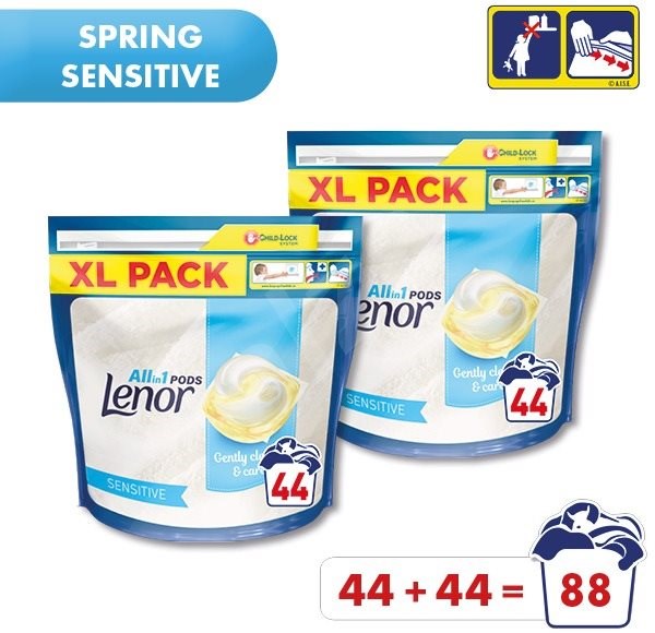 LENOR Sensitive 2× 44 db - Mosókapszula | Alza.hu