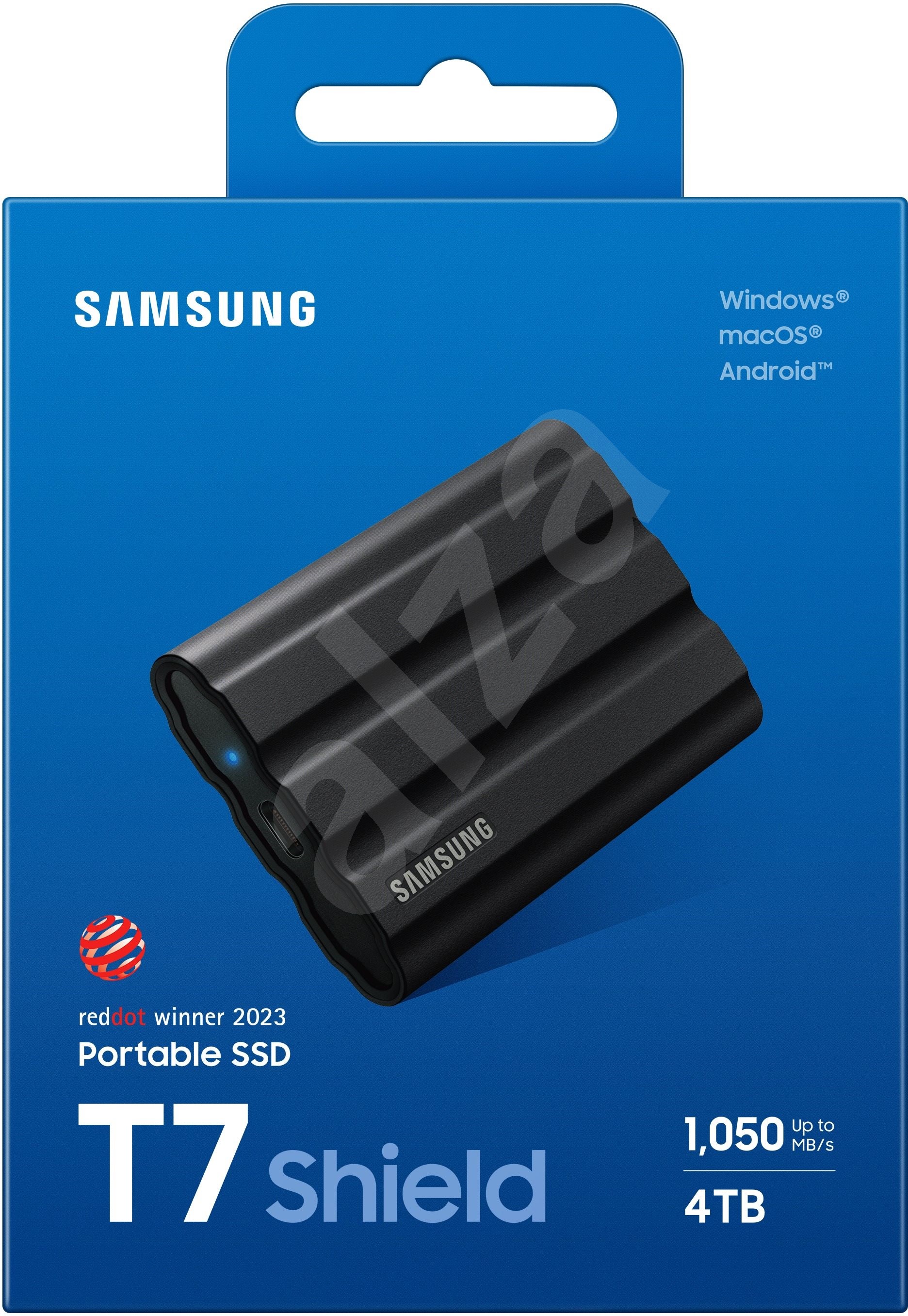 Samsung Portable SSD T7 Shield 4TB fekete - Külső merevlemez | Alza.hu