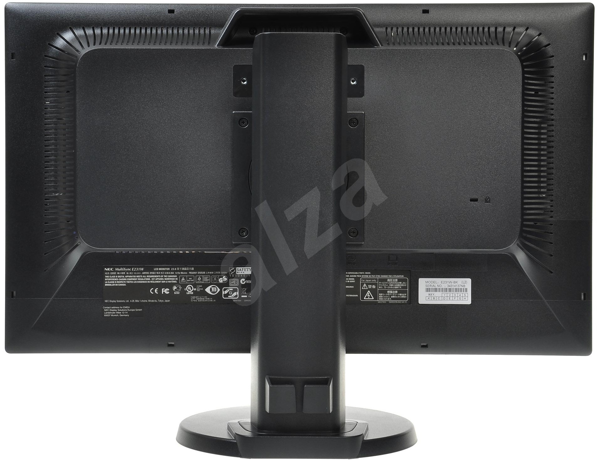 23 "NEC MultiSync E231W LED fekete - LCD monitor | Alza.hu